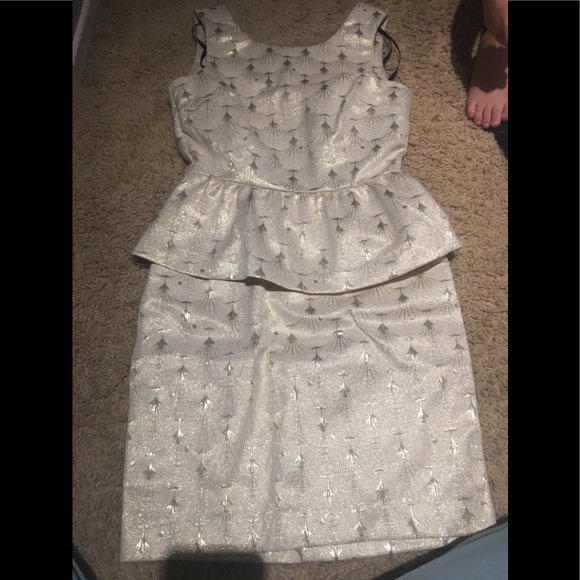 H&M | Dresses | Gold Two Piece Set | Poshmark